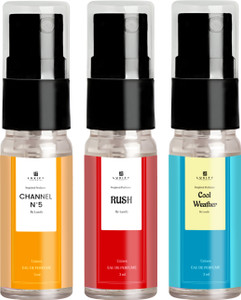 Buy Luxify Scent Trio Combo: Rush, Channel N'5, Cool Weather Mini ...