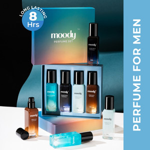 Buy MOODY Set Of 4 For men|Long-lasting fragrances|Travel Friendly ...