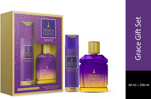 Buy FRENCH ESSENCE Grace Gift Set - Grace Deodorant (200ml) + (60ML ...