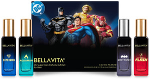 Buy BELLAVITA DC Super Hero Premium Gift Set for Men 4x20ml | Long ...