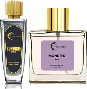 Buy TREESTUD Burburee & Monster Perfume For Men & Women 2X100ML Long ...