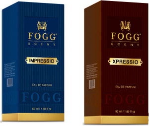 Buy FOGG Impressio + Xpressio Each 50ml Eau de Parfum - 100 ml Online ...