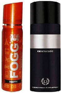Buy FOGG Happy 25ml Body Perfume & Code 50ml Body Deo smal size all day ...