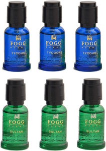 Buy FOGG Scent TYCOON 15ML x 3 & SULTAN 15ML x 3 Eau de Parfum - 90 ml ...