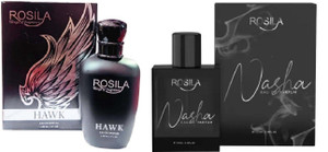 Buy Rosila 1 HAWK PERFUME & 1 NASHA PERFUME (100ML EACH,PACK OF 2 ...