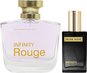 Buy INFINITY Rouge 100ml & Musk Noir 25ml Long Lasting Perfume Eau de ...