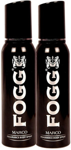 Buy FOGG Body Spray Combo for Men, Marco (Pack of 2) Eau Fraiche - 120 ...