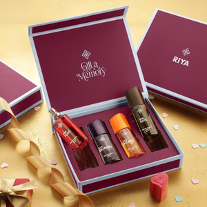 Buy RIYA Gift A Memory Unisex Perfume Gift Set for Couple 4N X 20 ML ...