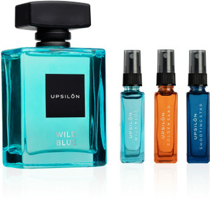 Buy UPSILON Wild Blue Eau De Parfum with Combo of Long-Lasting Pocket ...