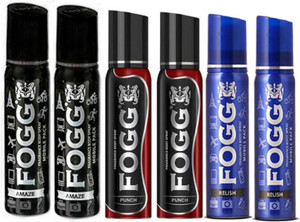 Buy FOGG PUNCH RELISH AMAZE PREMIUM DEO 25ML PACK OF 6 Eau de Parfum ...