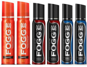 Buy FOGG HAPPY PUNCH FORCE PREMIUM DEO 25ML PACK OF 6 Eau de Parfum ...
