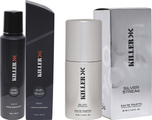 Buy KILLER PERSONAL CARE WAVE/SILVER Perfume - 235 ml Online In India ...