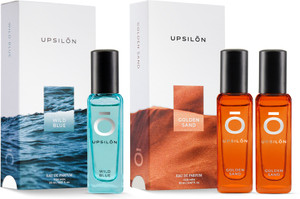 Buy UPSILON Combo of Wild Blue & Golden Sand Premium Long Lasting ...