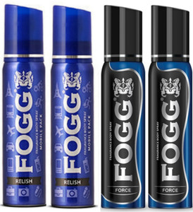 Buy FOGG Relish Force Mobile Pack Pocket Deo (25ml x 4) Eau de Parfum ...