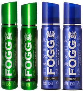 Buy FOGG Nice Relish Mobile Pack Pocket Deo (25ml x 4) Eau de Parfum ...