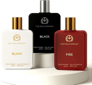 Buy THE MAN COMPANY Perfume for Men Combo 3 x 50ml | Black, Blanc, Fire ...