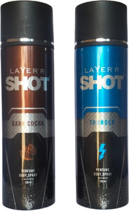 Buy LAYER'R new shot perfume body spray of 2 Perfume - 240 ml Online In ...