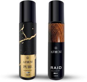 Buy Afeem Pure Raid 120ml Combo1 Eau de Parfum - 240 ml Online In India ...