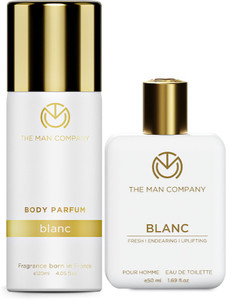 THE MAN COMPANY Blanc EDT 50ml & Body Perfume 120ml Perfumes for Men ...