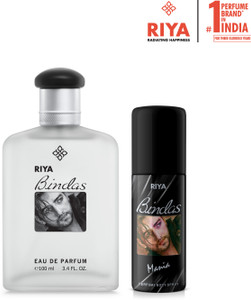 Buy RIYA Bindas Perfume 100 ML & Bindas Mania Deodorant 40 ML | Citrus ...