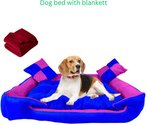 drilly Good quality imported soft stripbed with blankett for dogs and ...