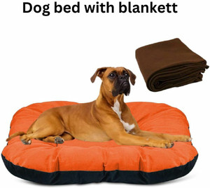 drilly A++ultra soft flat bedsoft flatbed with free blankett for dogs ...