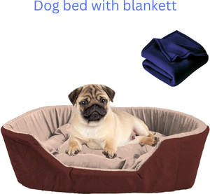 drilly Believable Soft ovalbed with free blankett for dogs and cats XXL ...