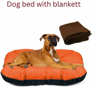 drilly praisable soft ovalbed with free blankett for dogs and cats XXL ...
