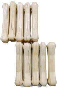 HEALTHY AND LOVING PETS Raw Hide Pressed Bone 6" Mutton Dog Chew (1 kg ...