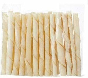 Pet Guard Dog Twisted White chew Sticks Rawhide Dog Treat, White ...
