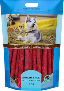 Petrix Mutton Munchy Stick Large pack dog chew sticks Mutton Dog Chew ...