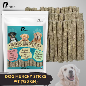 PETTFLEET Moochstiks Rawhide Easily Digestable Nutrient Rich Natural ...