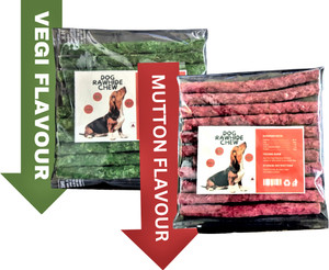 Furious3D Dog Chew Sticks Munchy Vegi (475 g) & Mutton (475 g) flavour ...