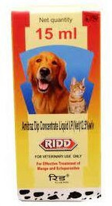 Vetify Petcare Ridd Anti Tick n Flea Solution 15 ml Pet Coat Cleanser ...