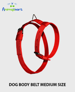 animoxkart DOG BODY BELT 1 inch for medium size dog fully adjustable ...