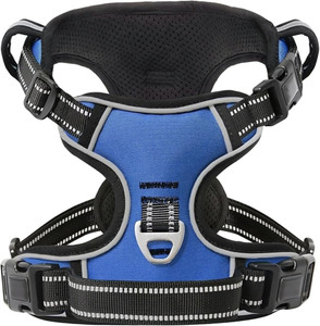 Cocker Cocker Fur Harness Blue Combo Dog Safety Harness Price in India ...