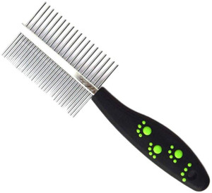 PetJoy Pet Stainless Steel Shedding Comb, Pet Grooming Brush, Dog & Cat ...