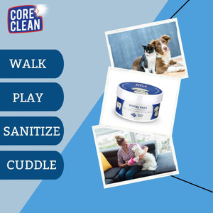 CORE CLEAN Pet Tooth & Gum Pads Wipes, Oral Cleansing Teeth Wipes Pads ...
