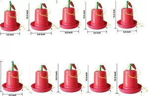 METRO IMPEX 3 kg poultry feeder (pack of 10) Common Bird Feeder Pet ...