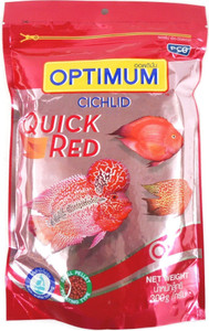 pcg Optimum Cichlid Quick Red Small Pellet Fish Food ,300G 0.3 kg Dry ...