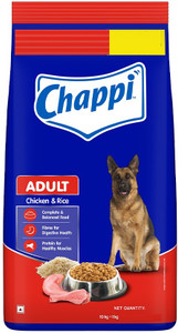 Chappi (10+1 Kg) Chicken, Rice 11 kg Dry Adult Dog Food Price in India ...