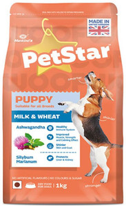 PetStar Mankind's PetStar Puppy Dog Food Milk & Wheat Suitable for All ...