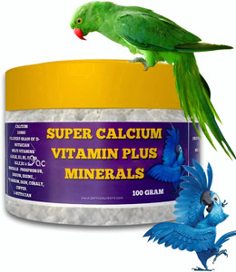 Parrots Wizard Super Calcium All in 1 Multi Vitamin Plus Mineral Powder ...
