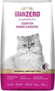 Grain Zero Persan long coat Fish, Mackeral 7 kg Dry Adult, New Born ...