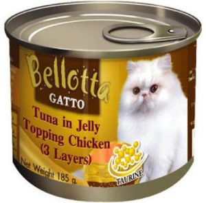 Bellota Gatto in Jelly Tuna, Chicken 0.185 kg Wet Cat Food Price in ...