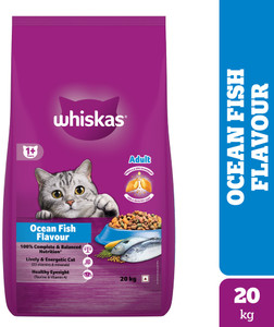 Whiskas (1+ Years) Fish 20 kg Dry Adult Cat Food Price in India - Buy ...