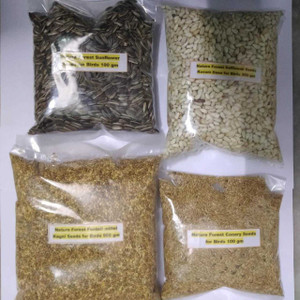 NatureForest 4 in 1 Combo Pack Kagni Seeds,Kusum Seeds,Sunflower Seeds ...