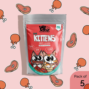 Indie Cat Kitten Beef & Chicken Meal, Global Standards Beef 0.4 kg (5x0 ...