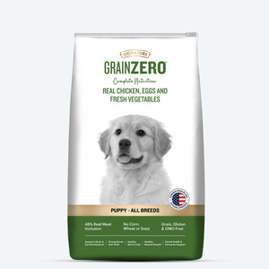 Grain Zero Puppy Dry Food Chicken 3 kg Dry New Born Dog Food Price in ...