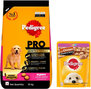 PEDIGREE PEDIGREE PRO Puppy Large Breed 10Kg+ Pedigree Gravy Puppy ...